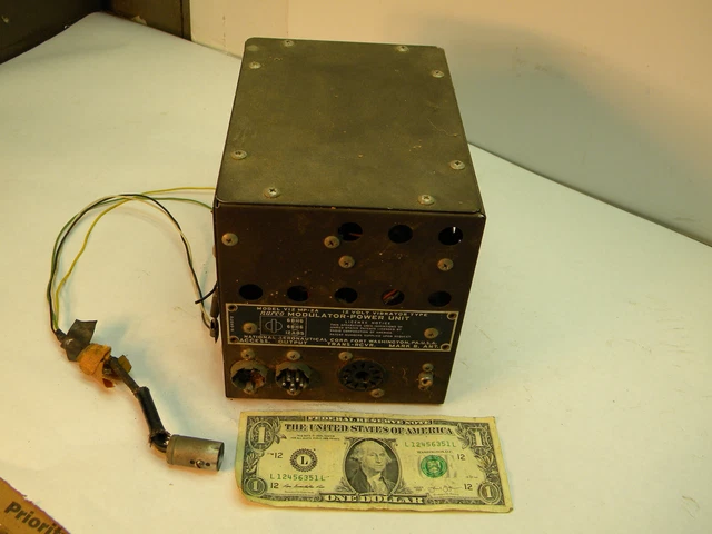 VINTAGE AIRCRAFT MODULATOR-POWER Unit, V12 MP-2A, 12v vibrator type $49 ...