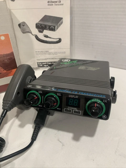 GE COMPACT MOBILE CB 40 Channel Transceiver Model 3-5809 $41.29 ...