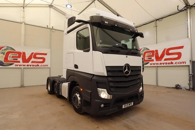 2021 (21 PLATE) Mercedes Benz ACTROS 2545 6x2 Euro 6 Tractor Units £1. ...