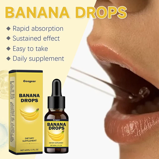 60ML BANANA DROPS Dietary Supplement Extract Liquid Burn Drops for Men ...