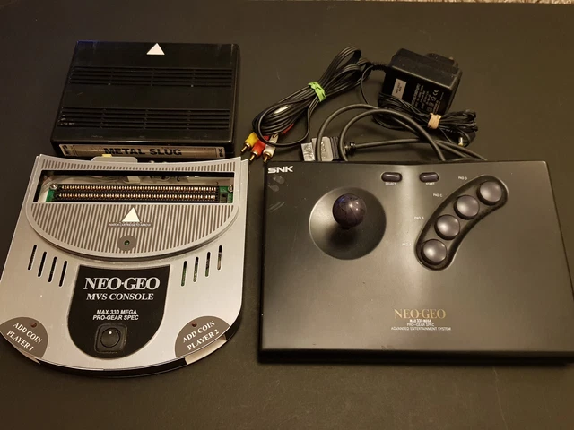 CONSOLIZED NEO GEO MVS Arcade Board With AES Joystick & MVS Metal Slug ...