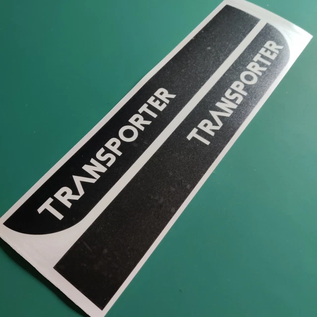 VW TRANSPORTER TESTO #2 logo - VW T4/T5/T6 adesivo decalcomania ala ...