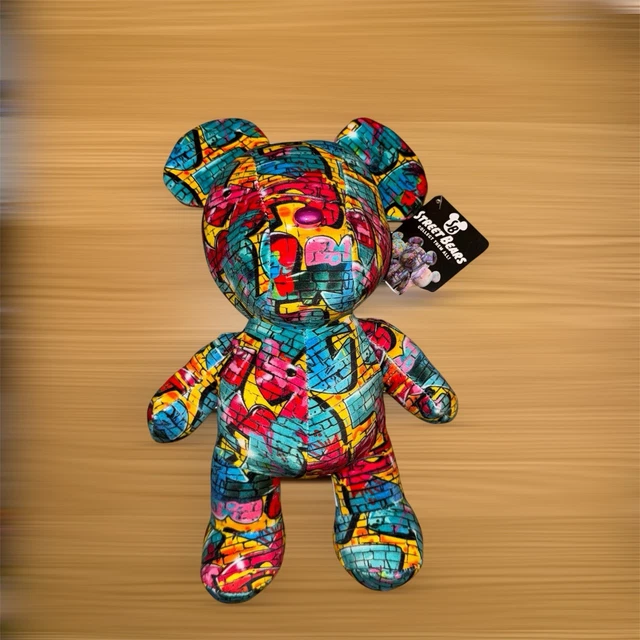 NEW OFFICIAL 12& Graffiti Street Bear Plush Bears Collectible Bear £12. ...