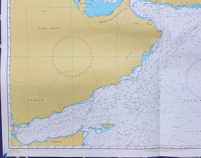 ADMIRALTY 4705 INDIAN OCEAN ARABIAN SEA Map Chart Maritime Genius ...
