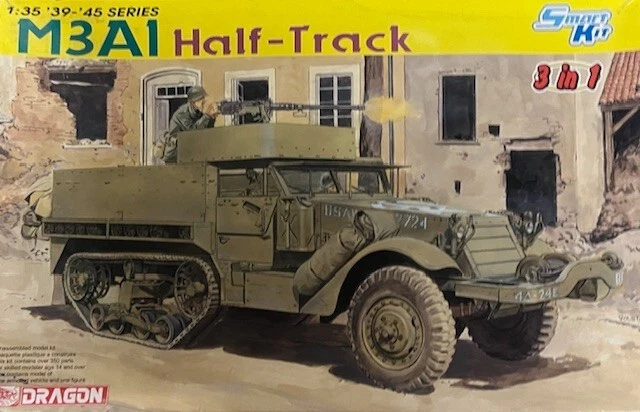 MAQUETTE DRAGON 3 En 1 M3A1 Half Track Us 1/35 EUR 70,00 - PicClick FR
