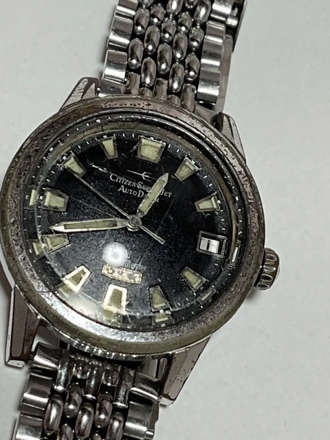 CITIZEN SUPER JET Auto Dater Vintage 39 Jewels Automatique Montre ...
