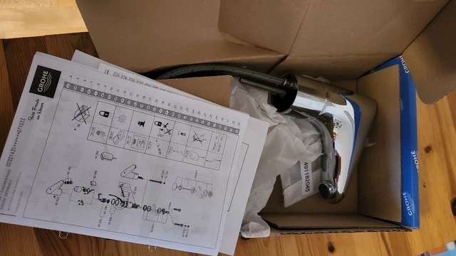 GROHE IR-WASCHTISCHELEKTRONIK EUROPLUS E 36207 mit Mischung Batterie 6V ...