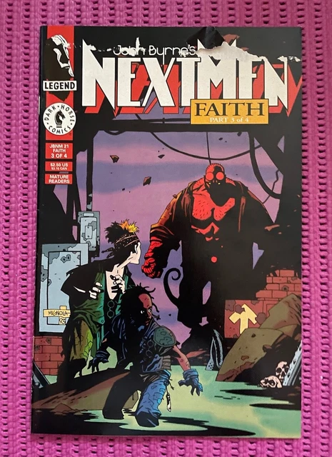NEXT MEN #21 Faith Part 3 1st full color Hellboy John Byrne Dark Horse ...