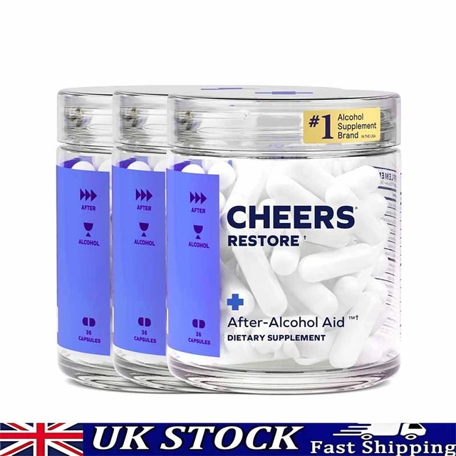 3X CHEERS RESTORE | Supplement with DHM + L-Cysteine | Feel Better ...