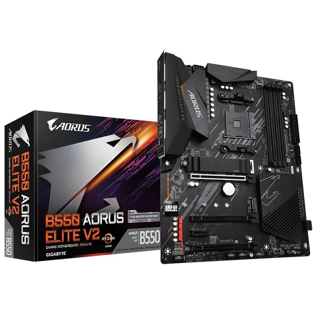4719331809898 GIGABYTE B550 AORUS ELITE V2 motherboard AMD B550 Socket ...