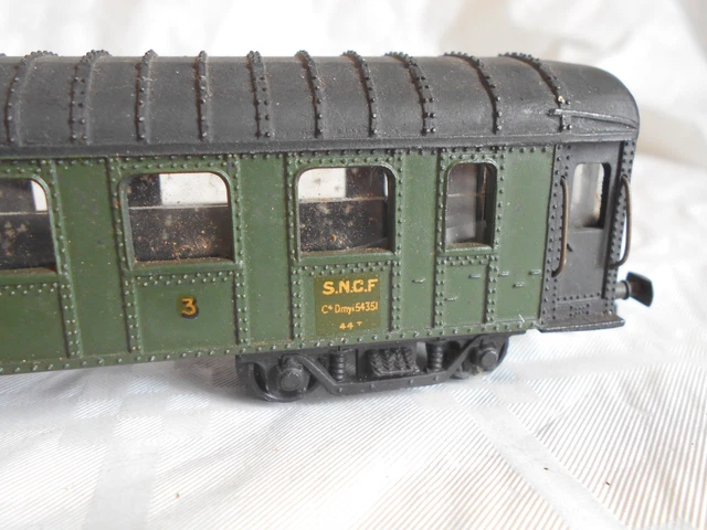 SMCF 3RD BAGGAGE coach SNCF french railways C4 Dmyi 54351 Rivetted ...
