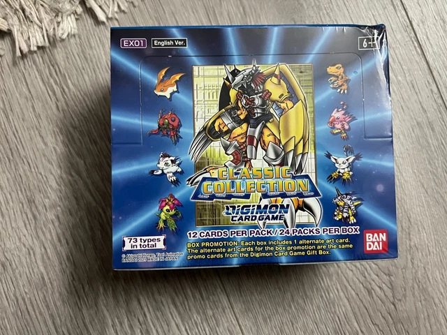 DIGIMON CAD GAME Classic Collection EX01 booster box affichage neuf ...