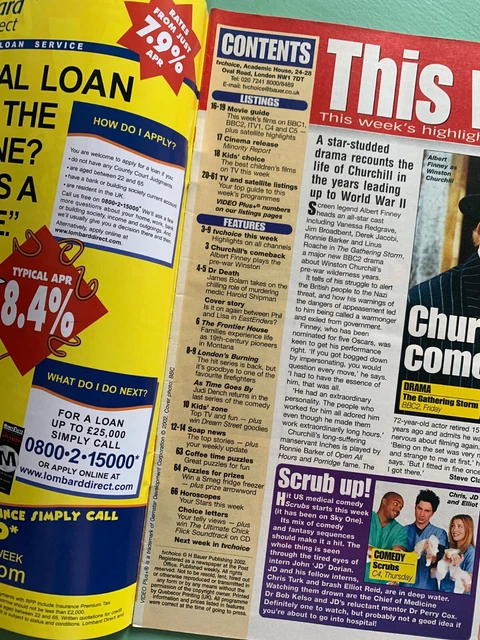 TV CHOICE MAGAZINE 6-July-2002 EASTENDERS James Bolam Judi Dench LUCY ...