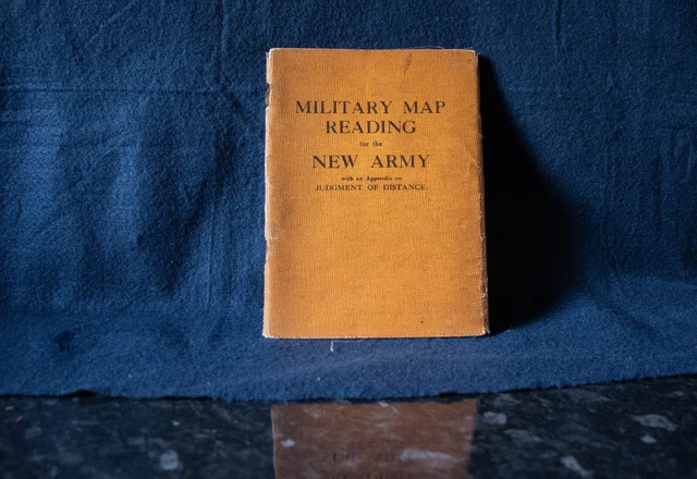 WW2 MILITARY MAP READING FOR THE NEW ARMY CLOTH COVER BY Capt W Stanley ...