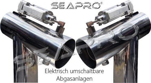 SEAPRO SILENCE PRO Diverter Kit elektrisch umschaltbare Abgasanlage EUR ...