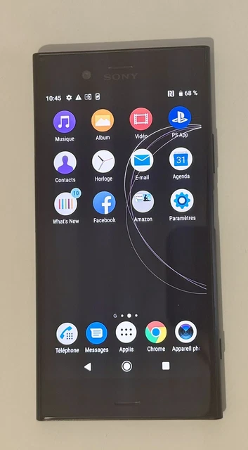 SONY XPERIA XZ1 Dual SIM 64GB G8342 Noir SIM Free EUR 85,00 - PicClick FR