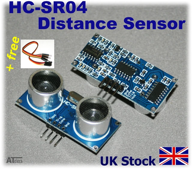 HC-SR04 ULTRASCHALL-ABSTANDSSENSOR-MODUL SR04 Arduino PIC Atmel Uno ...