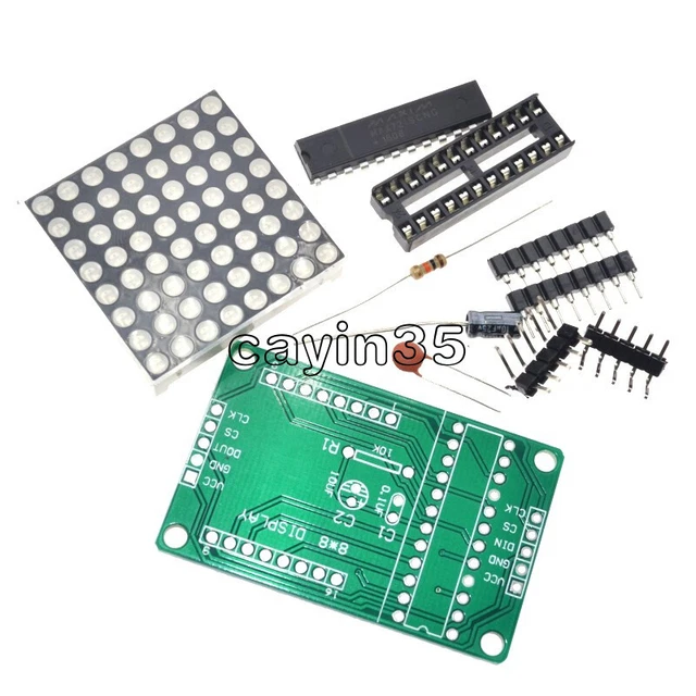 Max7219 Red Dot Matrix Module Mcu Control Display Module Diy Kit For Arduino Diy £216 Picclick Uk
