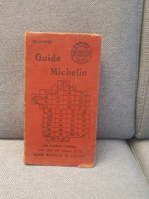 GUIDE MICHELIN 1920 EUR 150,00 - PicClick FR