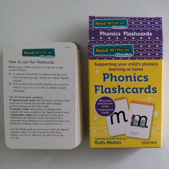 PHONICS FLASHCARDS (READ Write Inc. Home) by Miskin, Ruth £7.50 ...