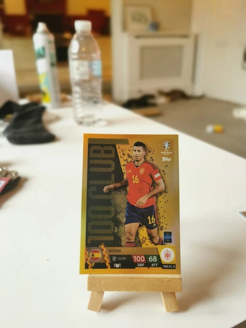 TOPPS MATCH ATTAX Euro 2024 100 Club Rodri - Spain £8.85 - PicClick UK
