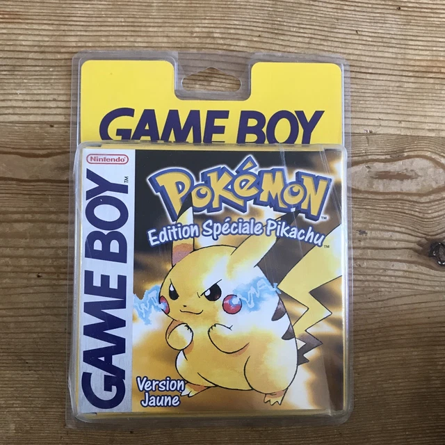 JEU GAMEBOY GAME Boy Pokemon Jaune Neuf Blister Rigide Fr Rare ! Scéllé ...
