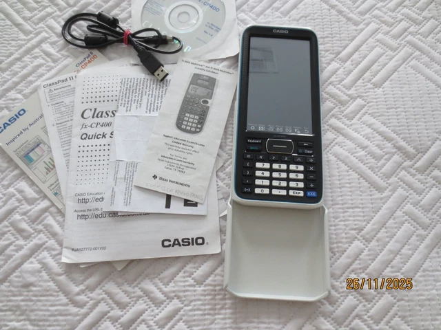 CASIO FX-CP400 CLASSPAD II Colour Graphing Calculator $165.00 - PicClick AU