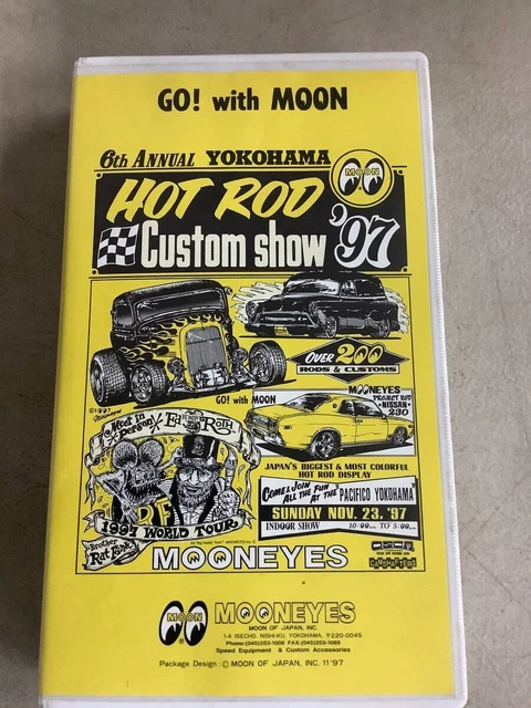 V630 VHS MOONEYES 6Th Yokohama Hot Rod Custom Show 1997 QK $39.12 ...