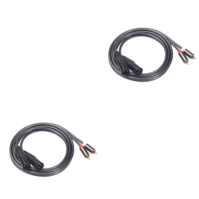 2 PCS SINGLE to Double Socket Converter Stereo Audio Cable Signal £22. ...