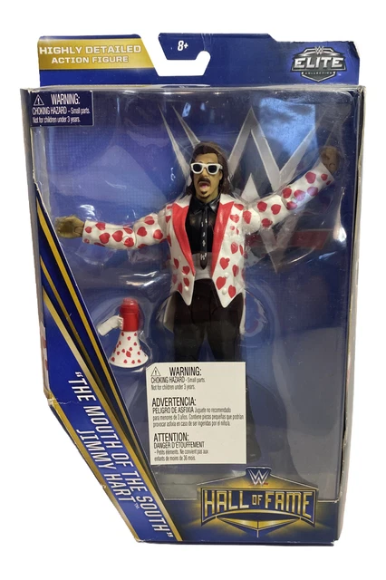 WWE JIMMY HART Mouth of the South Elite Collection Hall of Fame Action ...