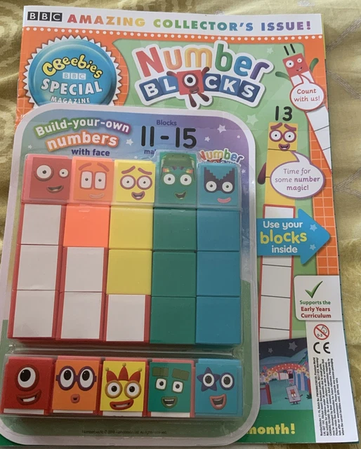 CBEEBIES SPECIAL NUMBERBLOCKS #142 Number Blocks 11-15 makes 1-5 too. £ ...