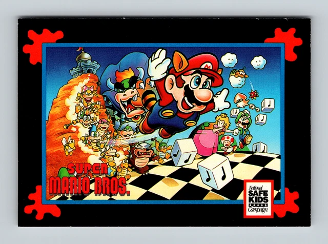 SUPER MARIO BROS - (1991, Impel) NINTENDO TRADING CARD TREATS - SAFE ...