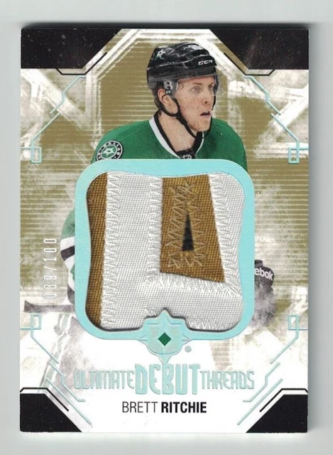 CARTA COLLEZIONABILE MAGLIA rookie NHL - Brett Ritchie - Dallas Stars ...