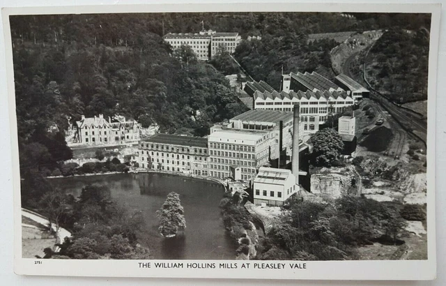 THE WILLIAM HOLLINS Mills at Pleasley Vale. Aero Pictorial 2751 ...