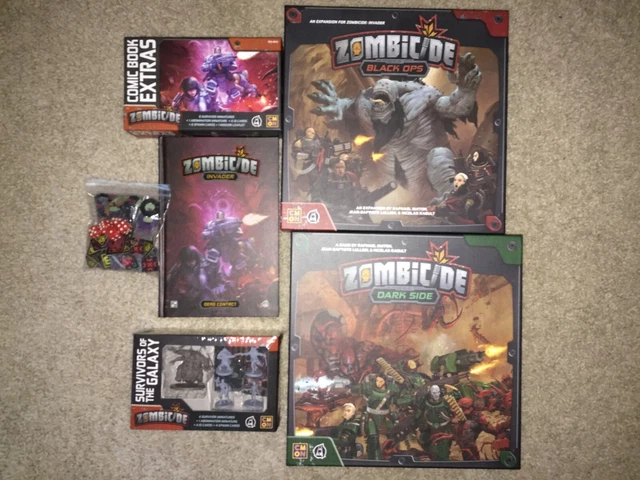 ZOMBICIDE INVADER DARK Side Black Ops Comics Dead Contact Kickstarter ...