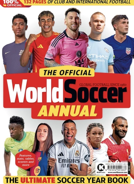 WORLD SOCCER ANNUAL 2024 The Ultimate Yearbook £12.99 - PicClick UK