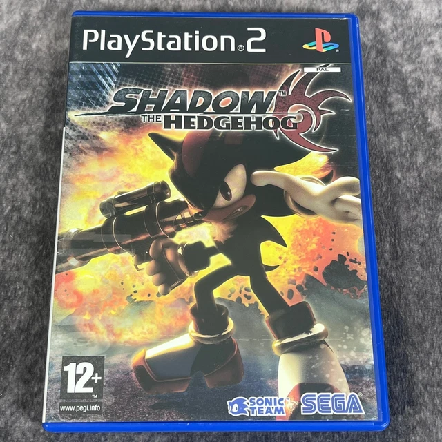 SHADOW THE HEDGEHOG PS2 PlayStation 2 Game - w/Manual SEGA Platformer £ ...