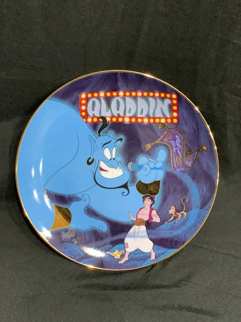 WALT DISNEY’S ALADDIN The Bradford Exchange Collector’s Plate “A Friend ...