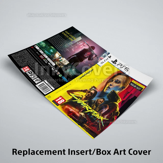 CYBERPUNK 2077 ULTIMATE Editio PS5 Replacement Box Art Case Insert ...