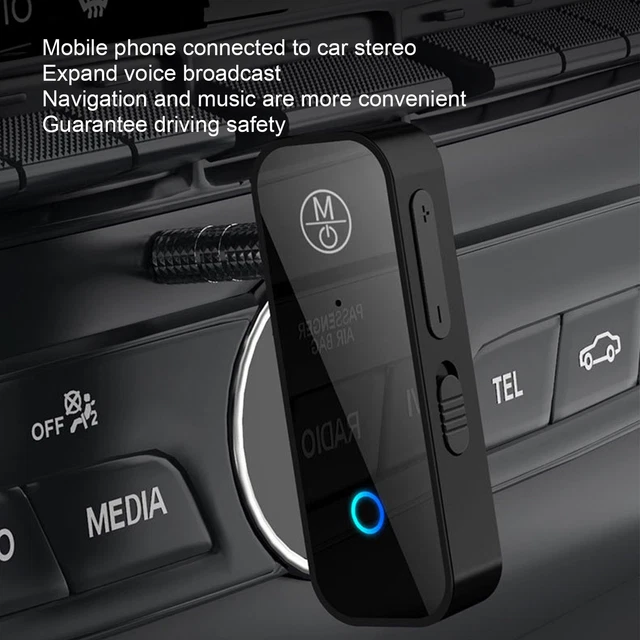 BT AUX ADAPTER Noise Reduction Hands Free Wireless Transmitter Receiver ...