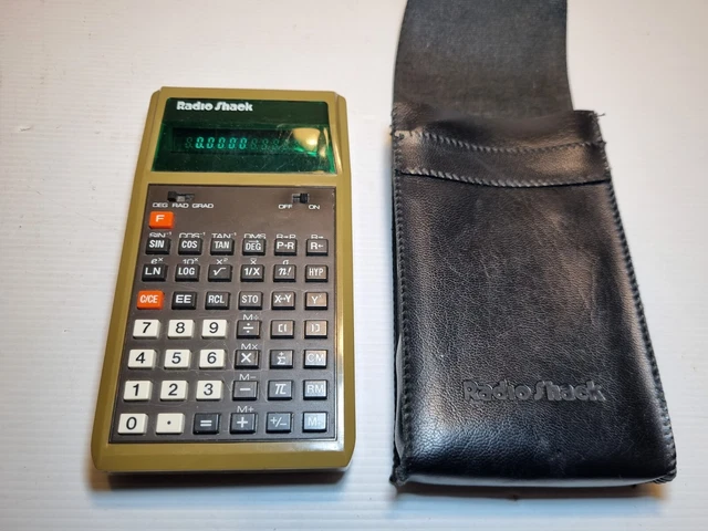VINTAGE RADIO SHACK Realistic Tandy Calculator EC-495 Working - Read ...