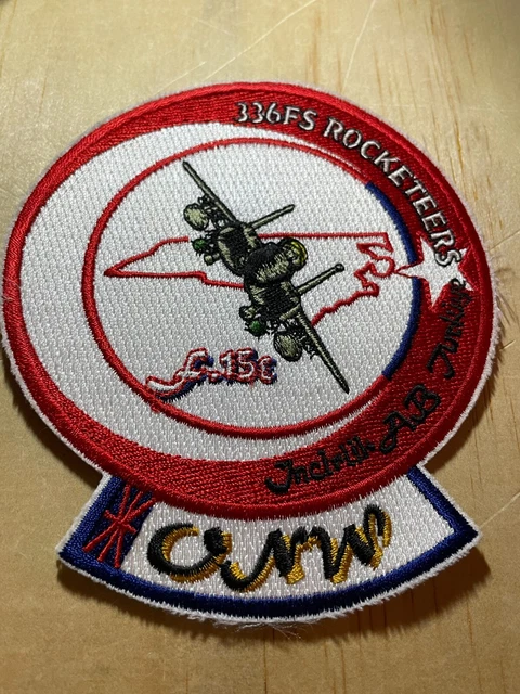 1990S/2000S? US AIR FORCE PATCH-336th FS ROCKETEERS-ORIGINAL F-15E ANG ...