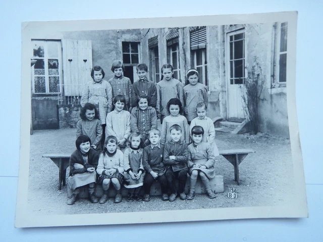 PHOTO DE CLASSE Ancienne circa 1950/60 Ecole Privée de GENELARD ...
