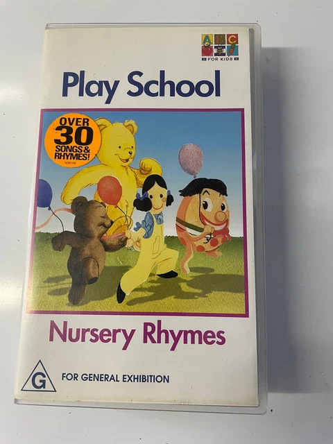 PLAY SCHOOL NURSERY RHYMES VHS PAL - VGC 2001 $10.50 - PicClick AU