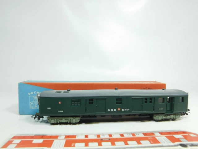 POCHER H0/DC LUGGAGE Car/Post Car FZ 19155 SBB CFF, (OVP) #BJ152-0.5 £ ...