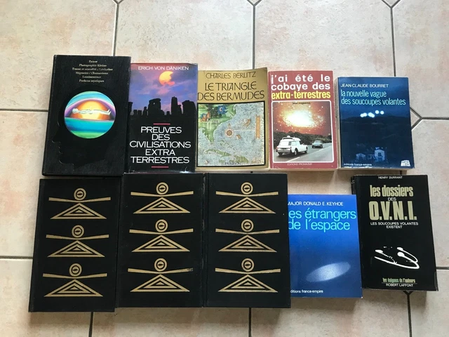 LOT DE 10 livres OVNI/EXTRA-TERRESTRES/MYSTERES EUR 5,00 - PicClick FR
