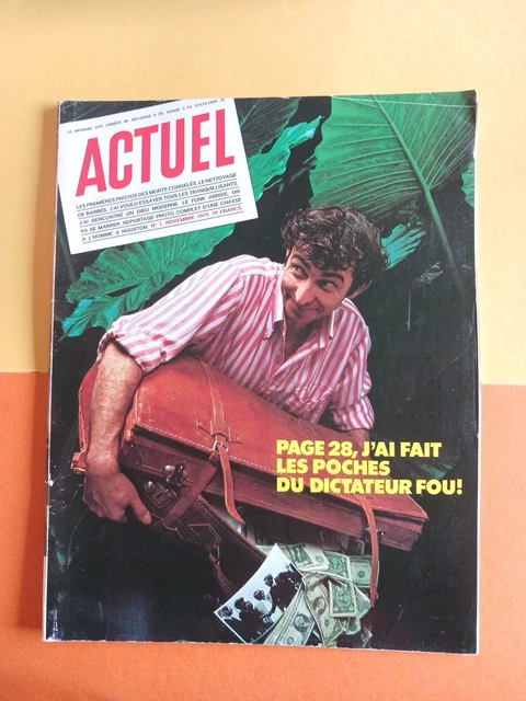 MAGAZINE ACTUEL N °1 Novembre 1979 EUR 12,00 - PicClick FR