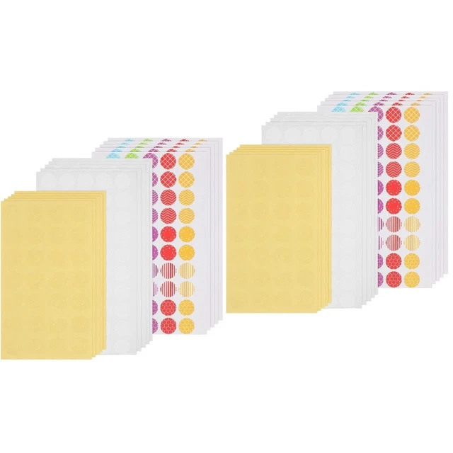 30 SHEETS HOLE Reinforcement Labels Punched Pages Hole Protective ...