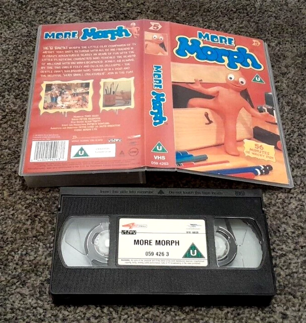 MORE MORPH CHANNEL 5 Tony Hart 56 Minutes Of Morph Pal Vhs Video Kids ...