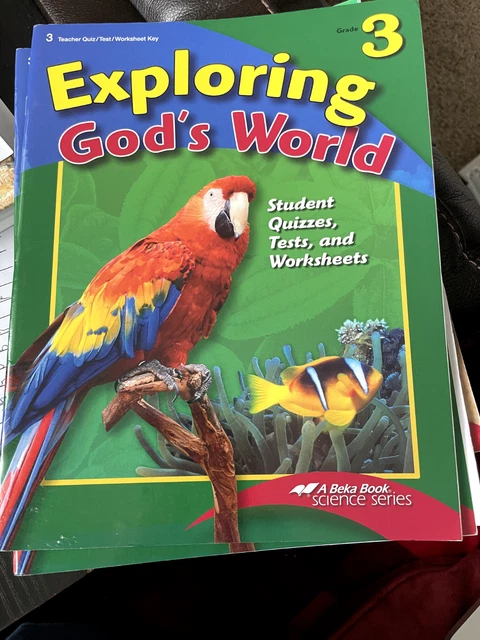 ABEKA EXPLORING GOD'S World Grade 3 Teacher Quiz/Test/Worksheet Key EUR ...